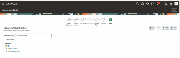 Building a Custom Report Using Reporting Tools in Oracle Fusion