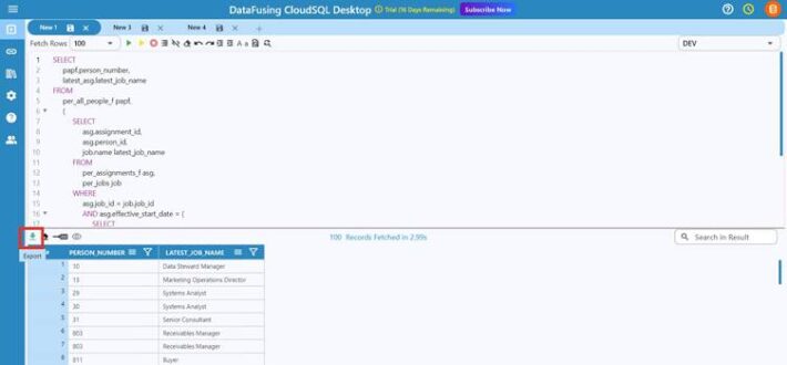 How To Run Your First Oracle Fusion Sql With Cloudsql Datafusing 5040